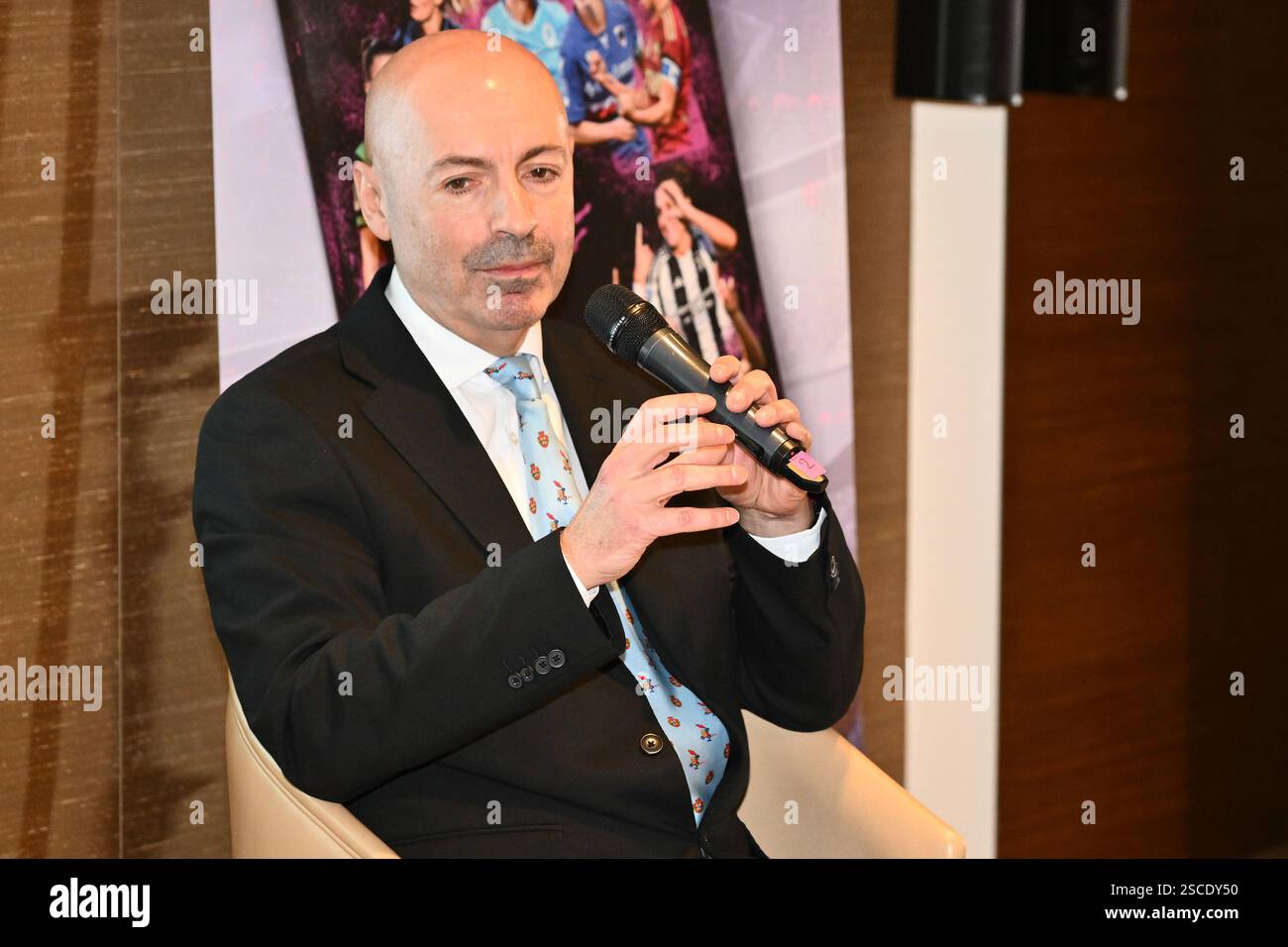 Rome, Italy. 06th Feb, 2025. Alex Bertani, Director of Panini Italian ...