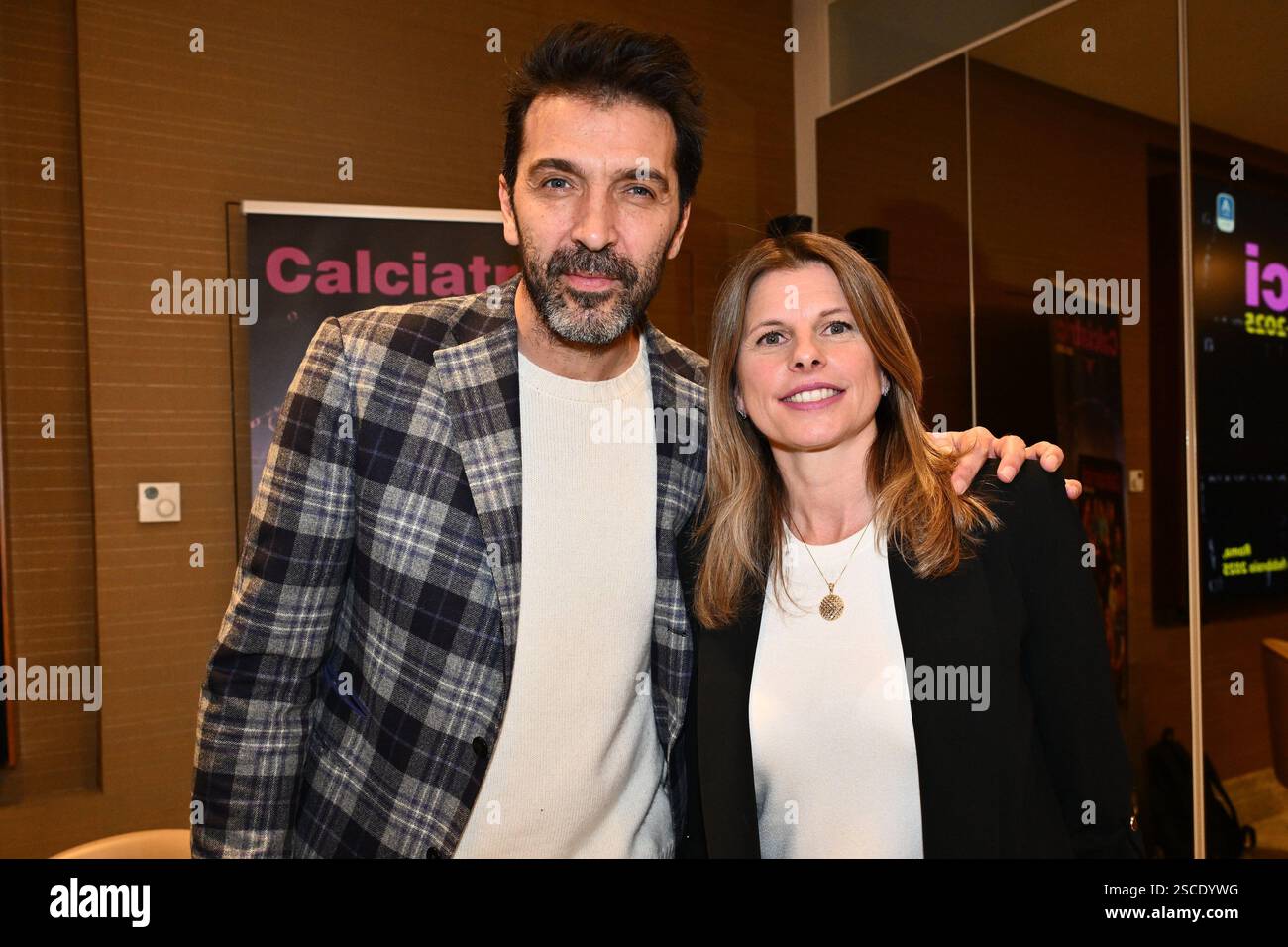 Gianluigi Buffon and Katia Serra present ''Calciatrici 2024-2025'', the ...