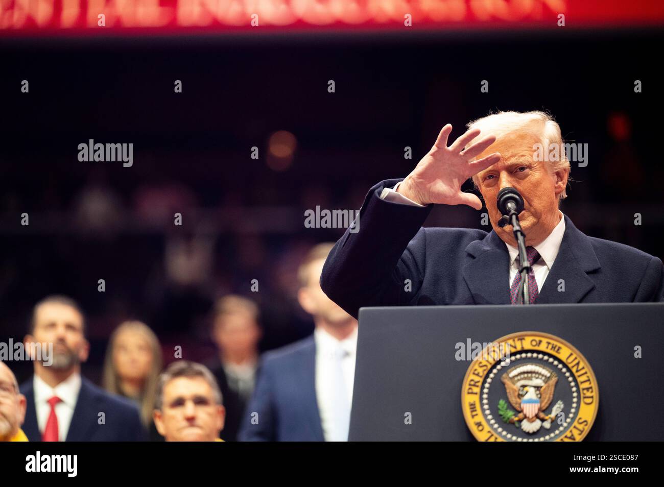 WASHINGTON DC, USA - 20 January 2025 - US President Donald Trump ...