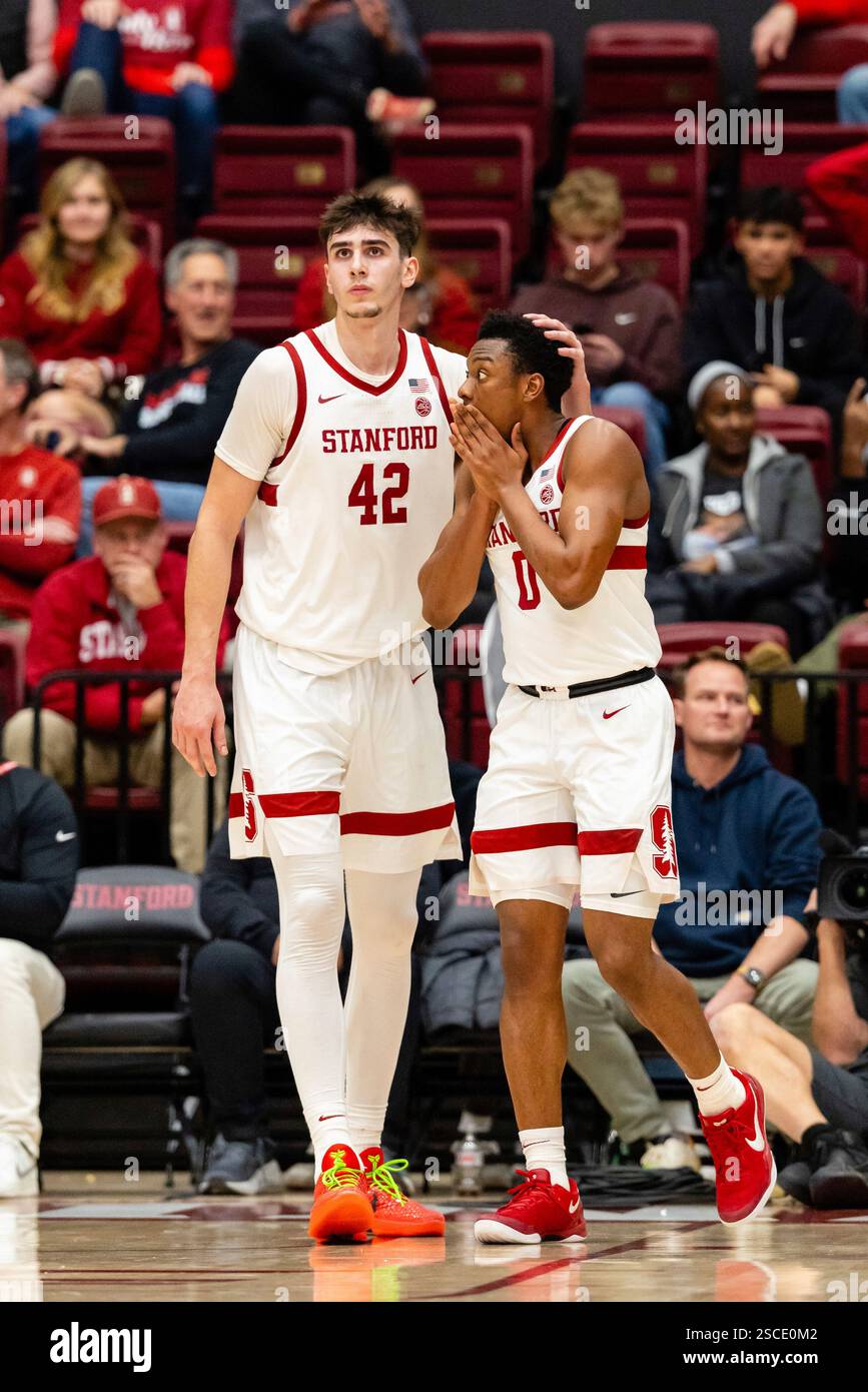 PALO ALTO, CA - FEBRUARY 05: Stanford Cardinal guard Anthony Batson Jr ...