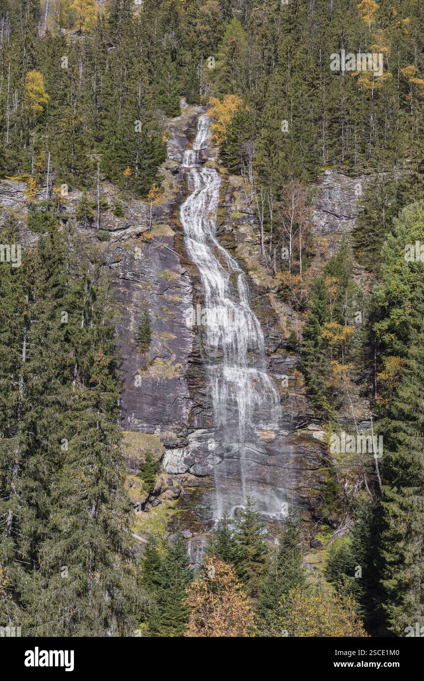 Melnikfall, a waterfall located at the Malta Hochalm road. Carithia ...