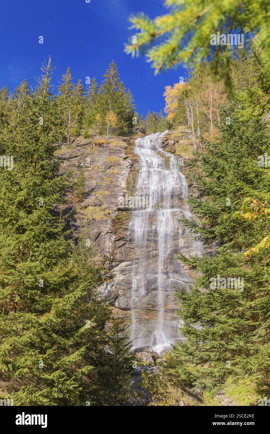 Melnikfall, a waterfall located at the Malta Hochalm road. Carithia ...