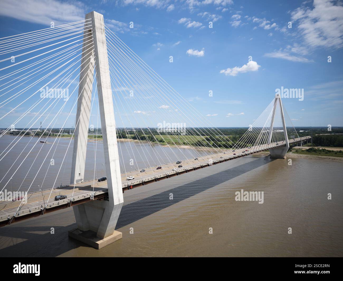 Stan Musial Veterans Memorial Bridge, Location: St. Louis MO, Architect ...
