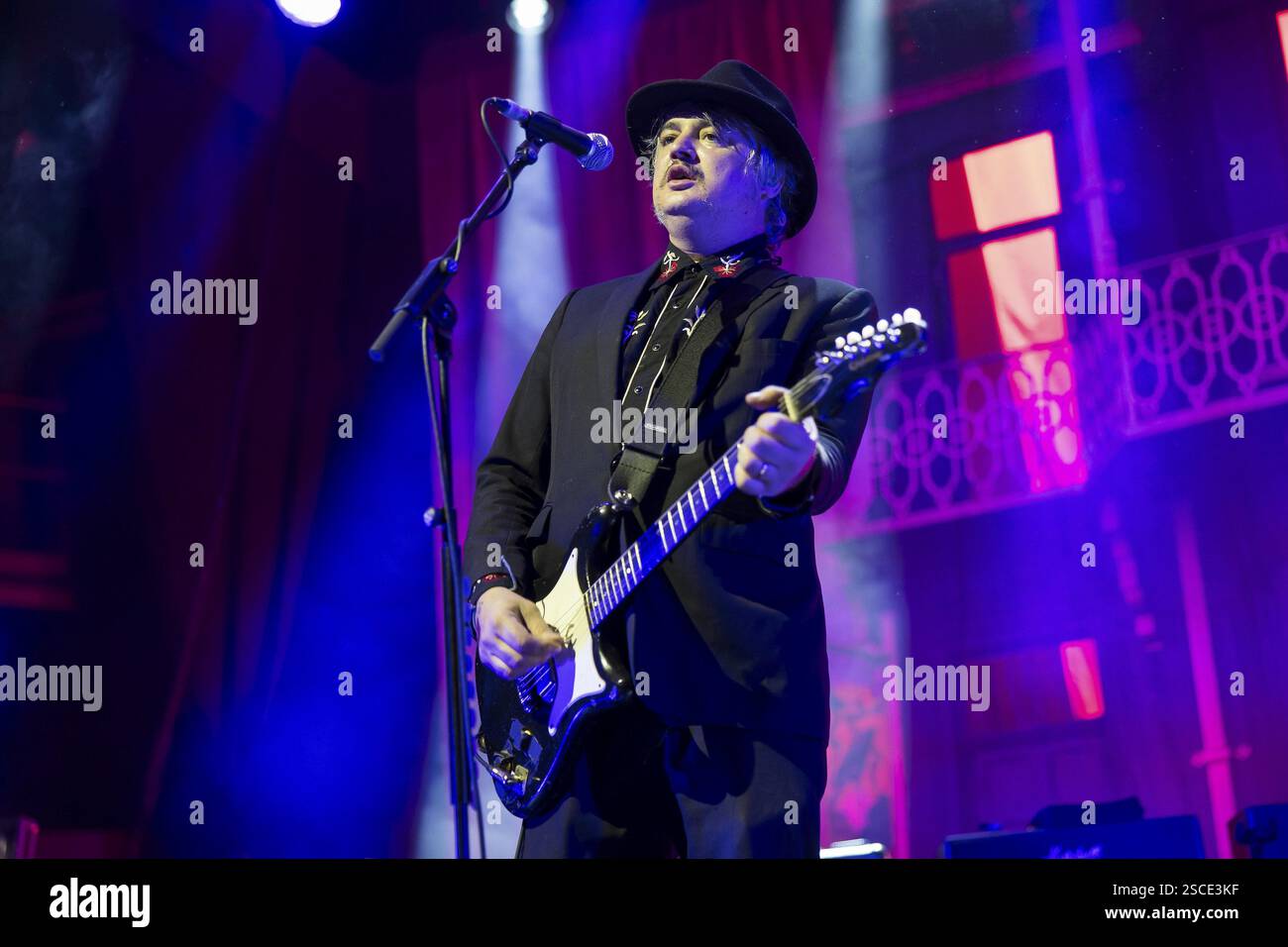 Pete Doherty, singer of The Libertines live on European Tour 2025 at ...