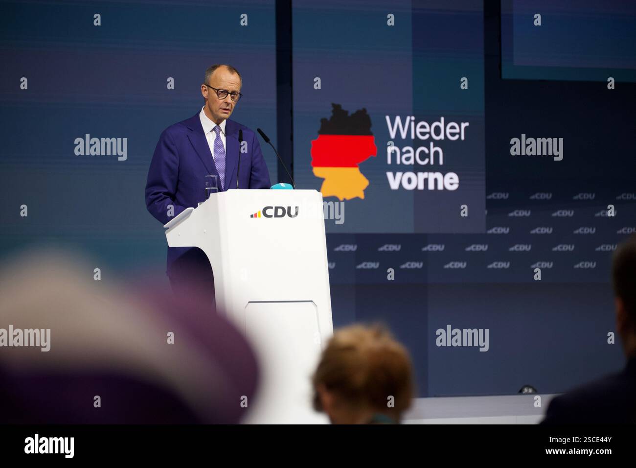 Berlin, Germany. February 03, 2025. Christian Democrats (CDU) party ...