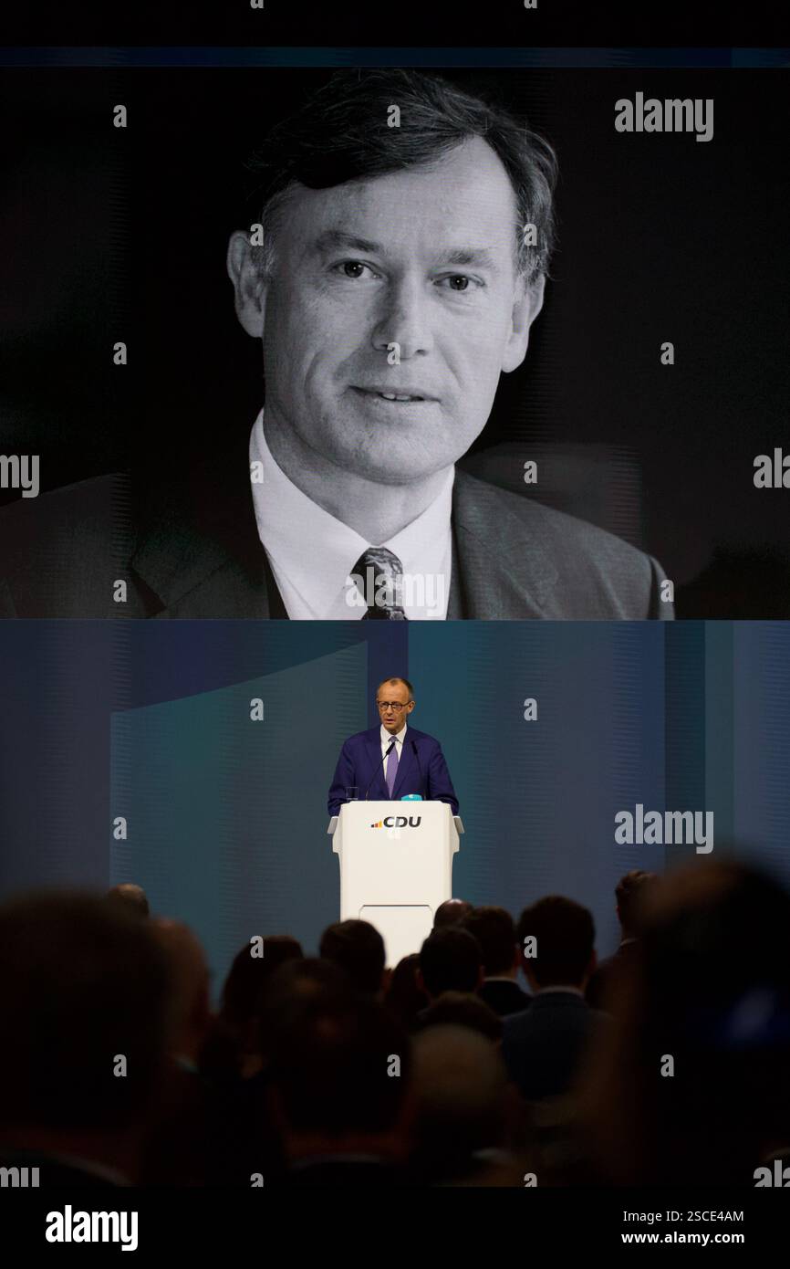 Berlin, Germany. February 03, 2025. Christian Democrats (CDU) party ...