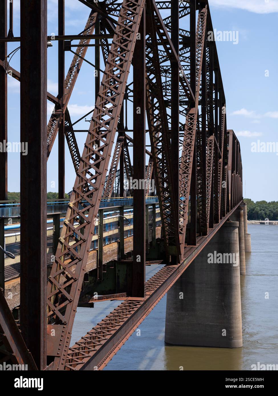 Old Chain of Rocks Bridge, Location: St. Louis MO, Engineer: Baxter L ...