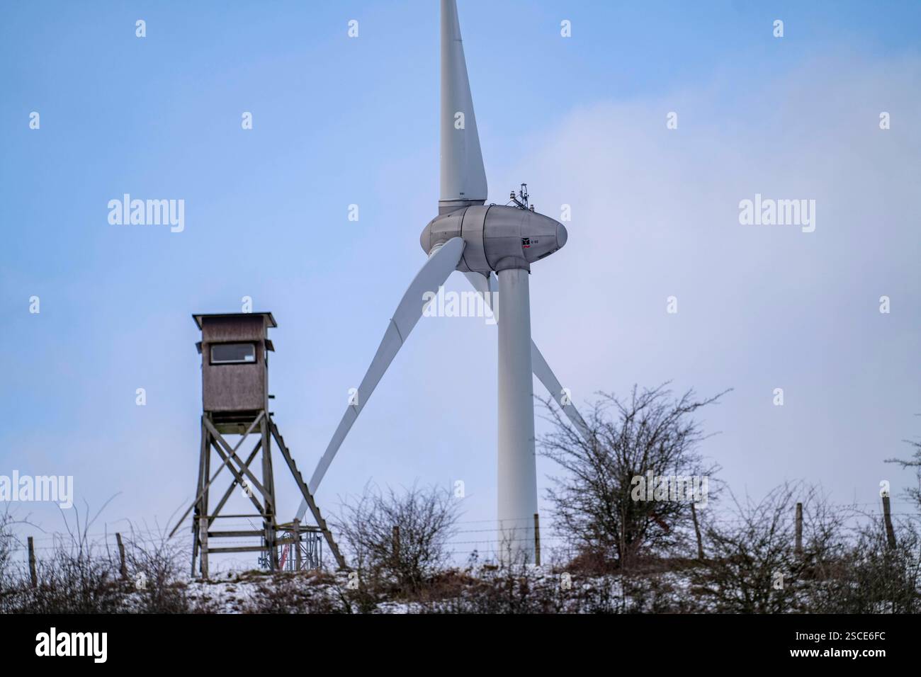 Windkraftanlagen im Windpark Lichtenau-Iggenhausen, Enercon E92, mit ...