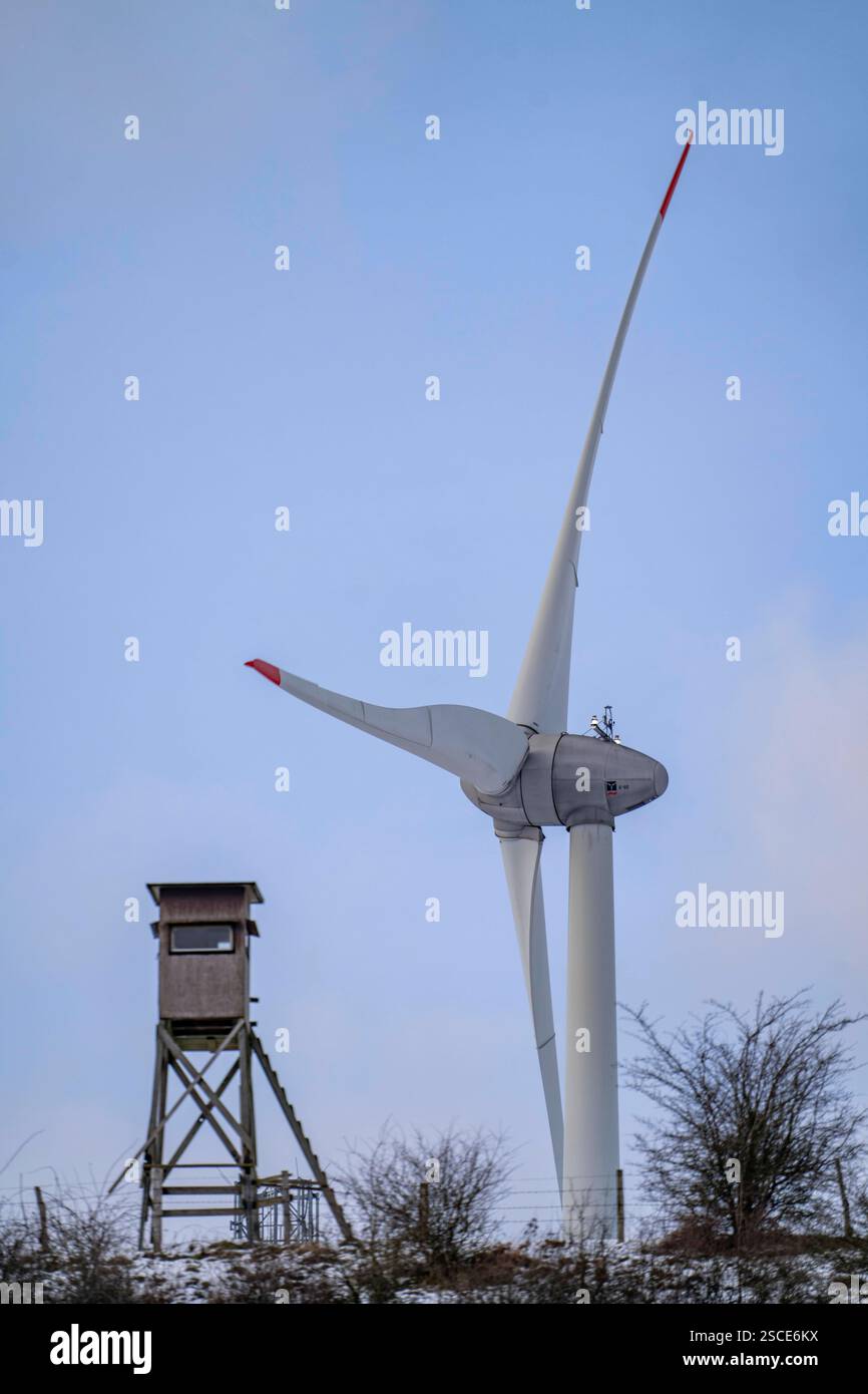 Windkraftanlagen im Windpark Lichtenau-Iggenhausen, Enercon E92, mit ...