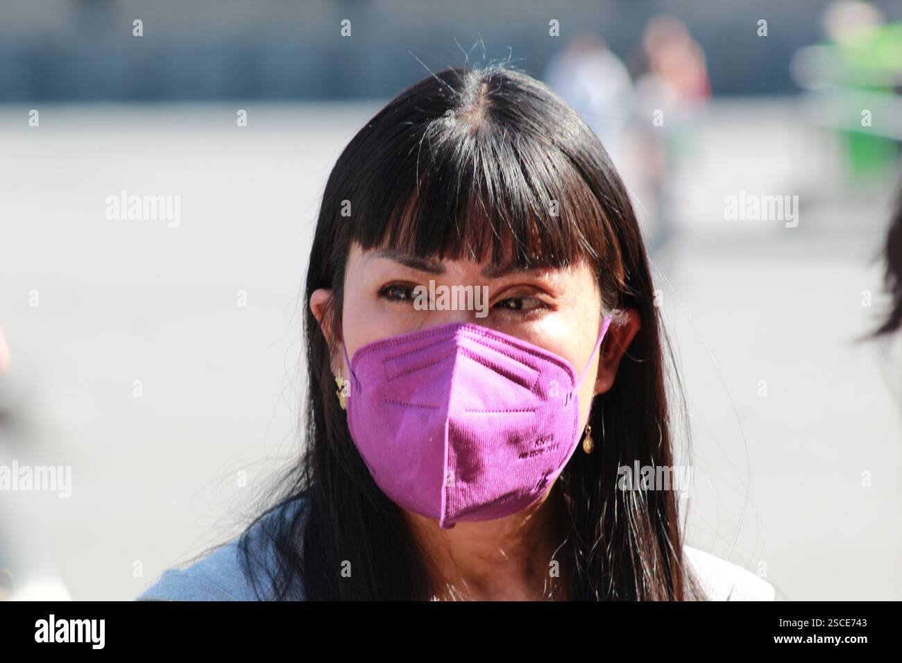 Mexico City, Mexico. 06th Feb, 2025. Saxophonist and activist María ...