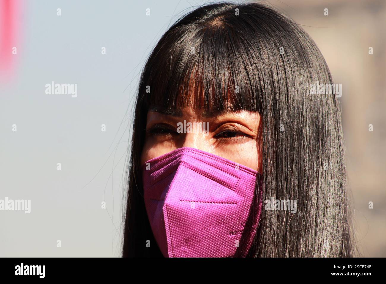 Saxophonist and activist María Elena Ríos and her lawyer Cinthia ...