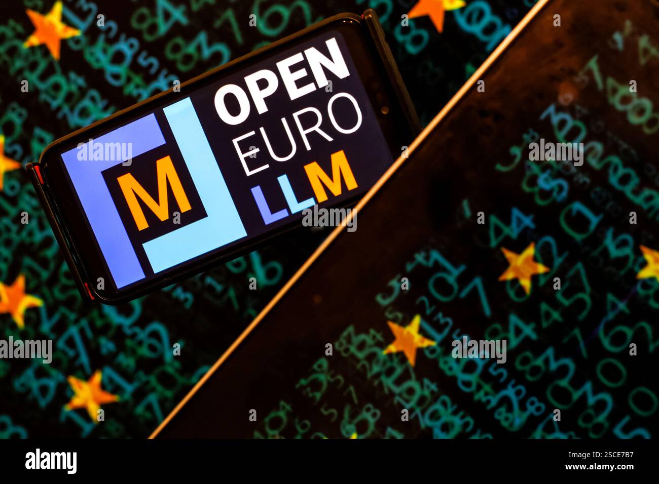 In this photo illustration the Open Euro LLM, newly introduced ...
