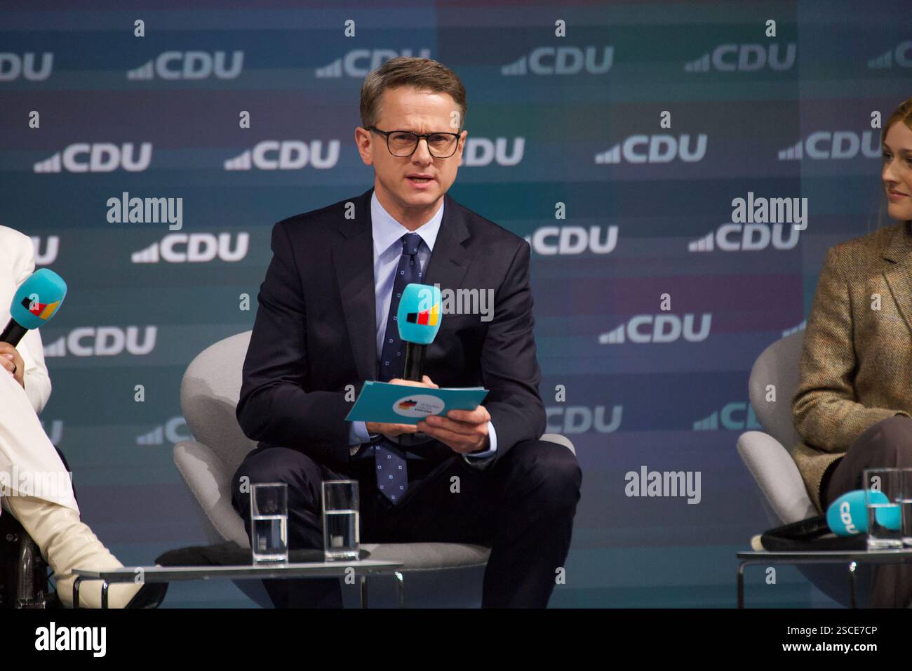 Berlin, Germany. February 03, 2025. Christian Democrats (CDU) party ...