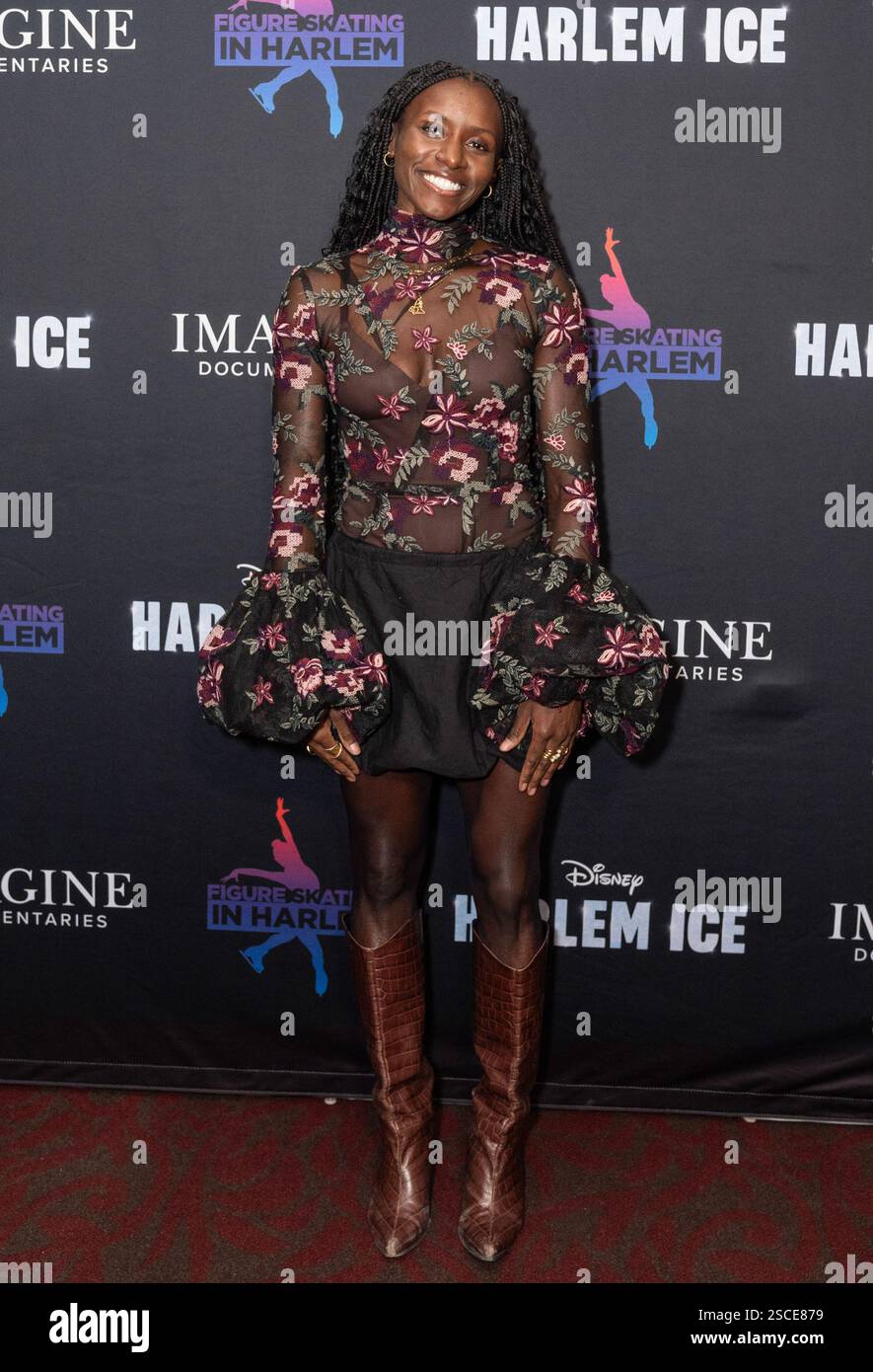 Flo Ngala attends Figure Skating in Harlem’s private preview and ...