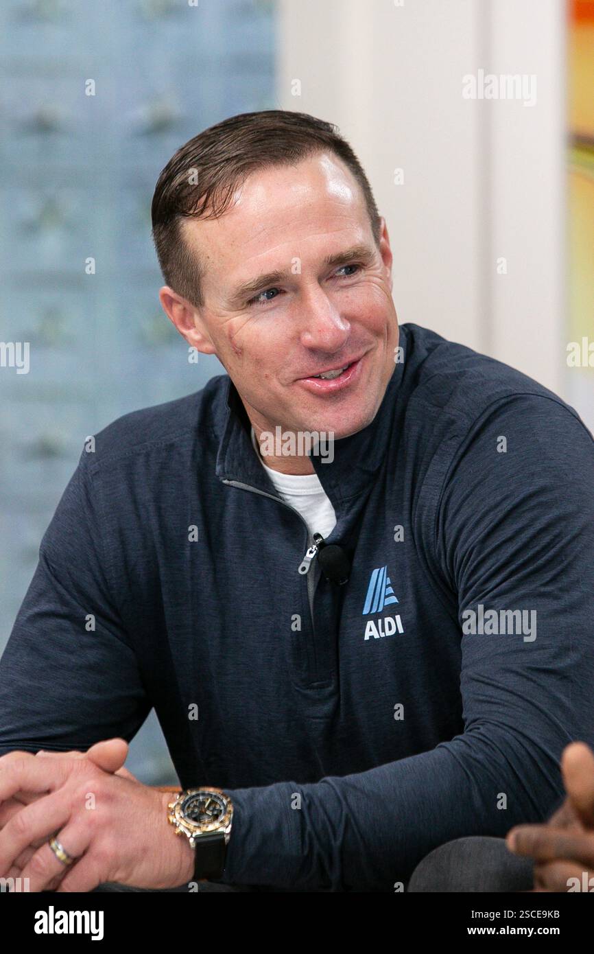 New Orleans, Louisiana, USA. 6th February, 2025. Drew Brees appears on ...