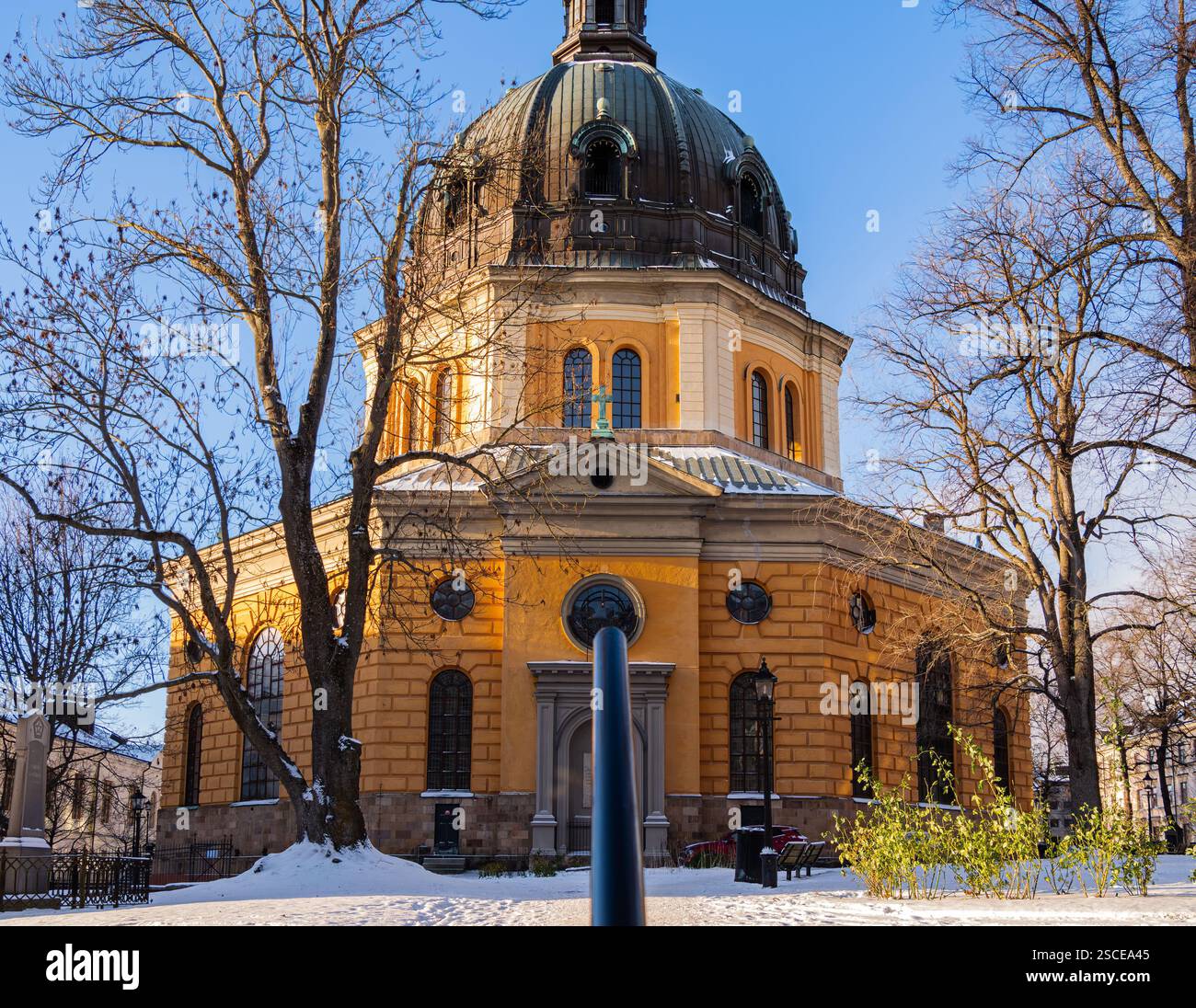 Stockholm, Sweden - 22 November, 2024: Historic Hedvig Leonora church ...