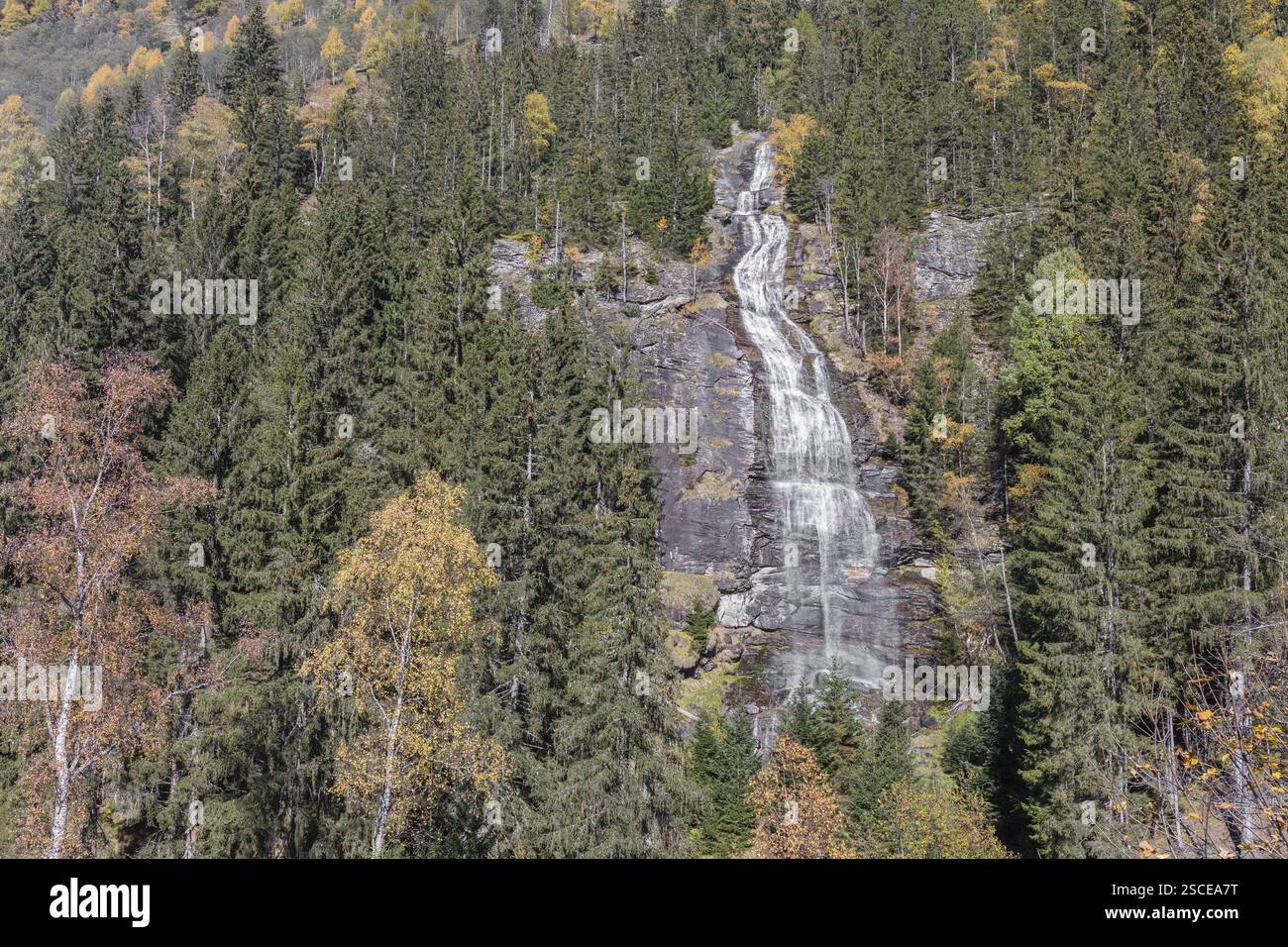 Melnikfall, a waterfall located at the Malta Hochalm road. Carithia ...