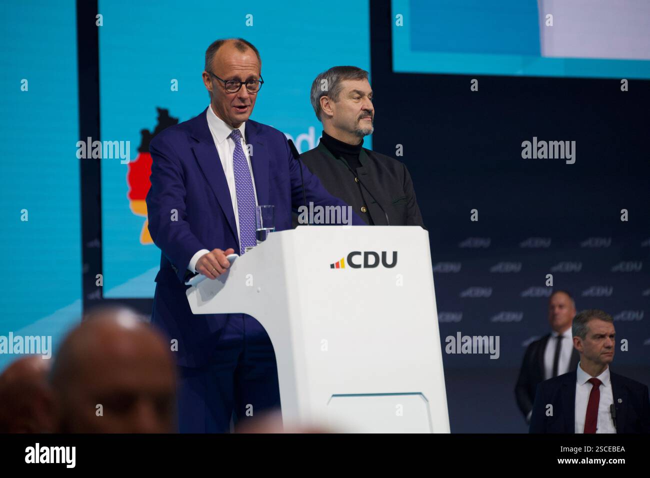 Berlin, Germany. February 03, 2025. Christian Democrats (CDU) party ...