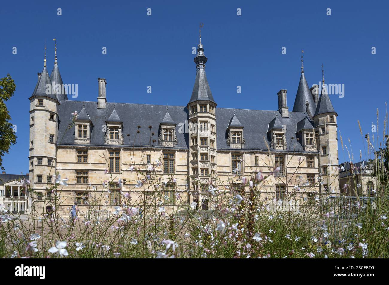South facade of the Palais Ducal in the Renaissance style of the 16th ...