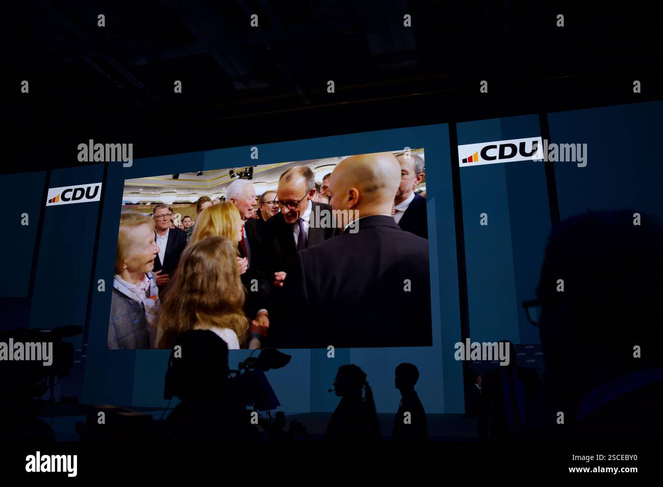 Berlin, Germany. February 03, 2025. Christian Democrats (CDU) party ...