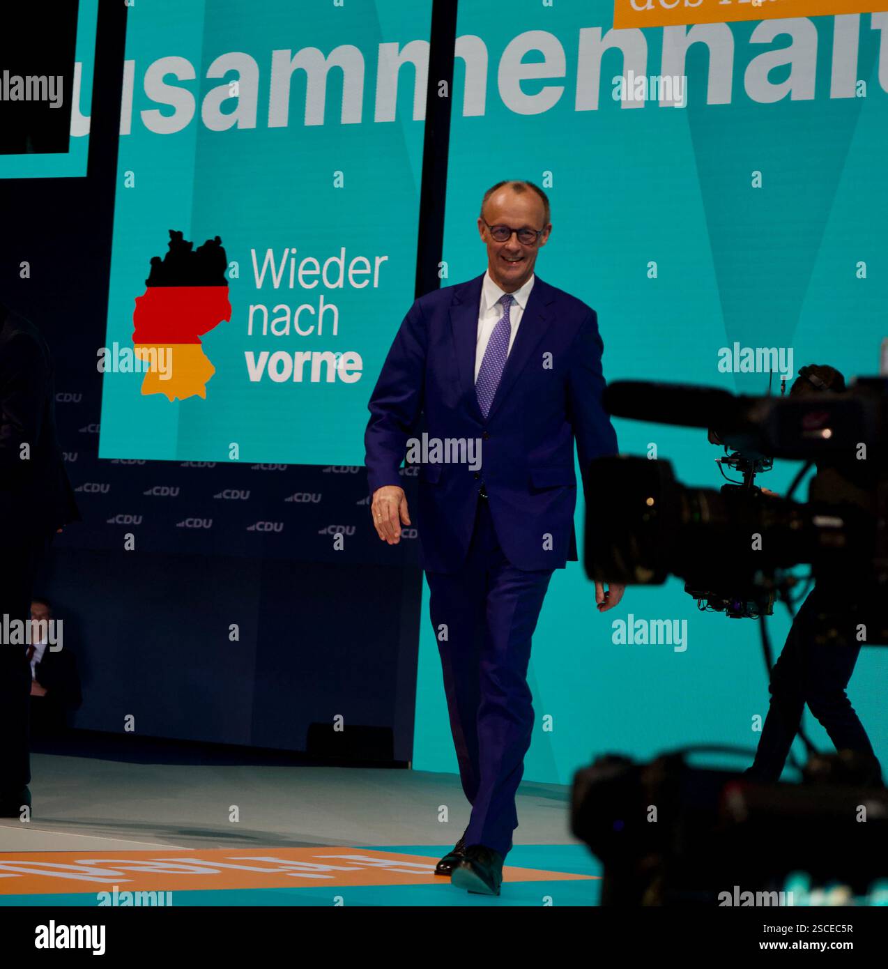 Berlin, Germany. February 03, 2025. Christian Democrats (CDU) party ...