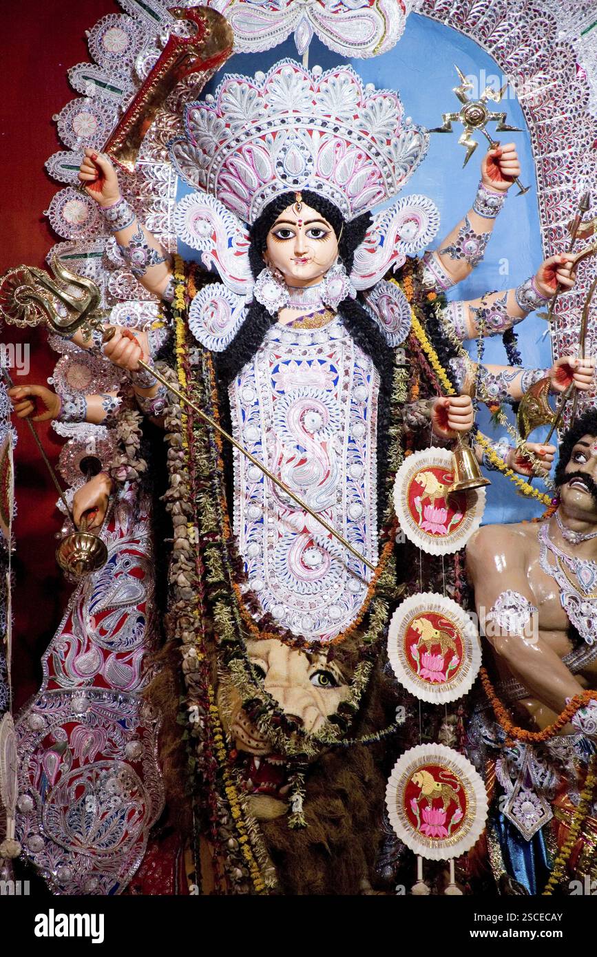 Idol of Goddess Durga, Durga Pooja dassera Vijayadasami Festival ...