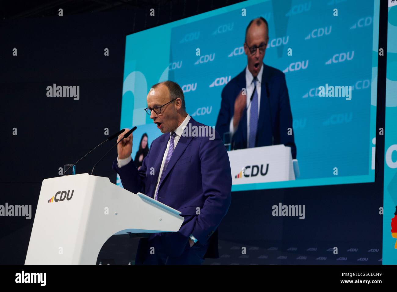 Berlin, Germany. February 03, 2025. Christian Democrats (CDU) party ...