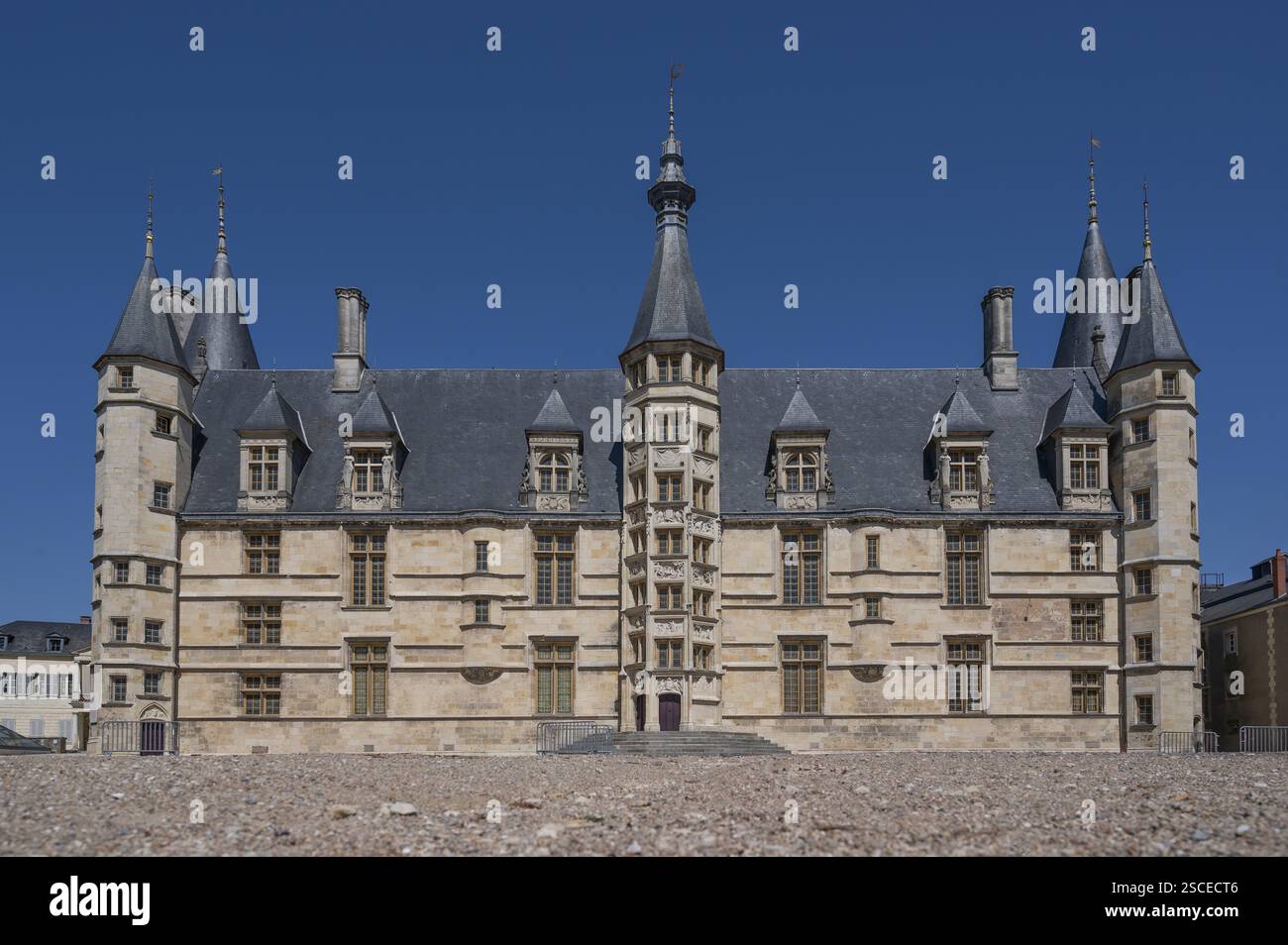 South facade of the Palais Ducal in the Renaissance style of the 16th ...
