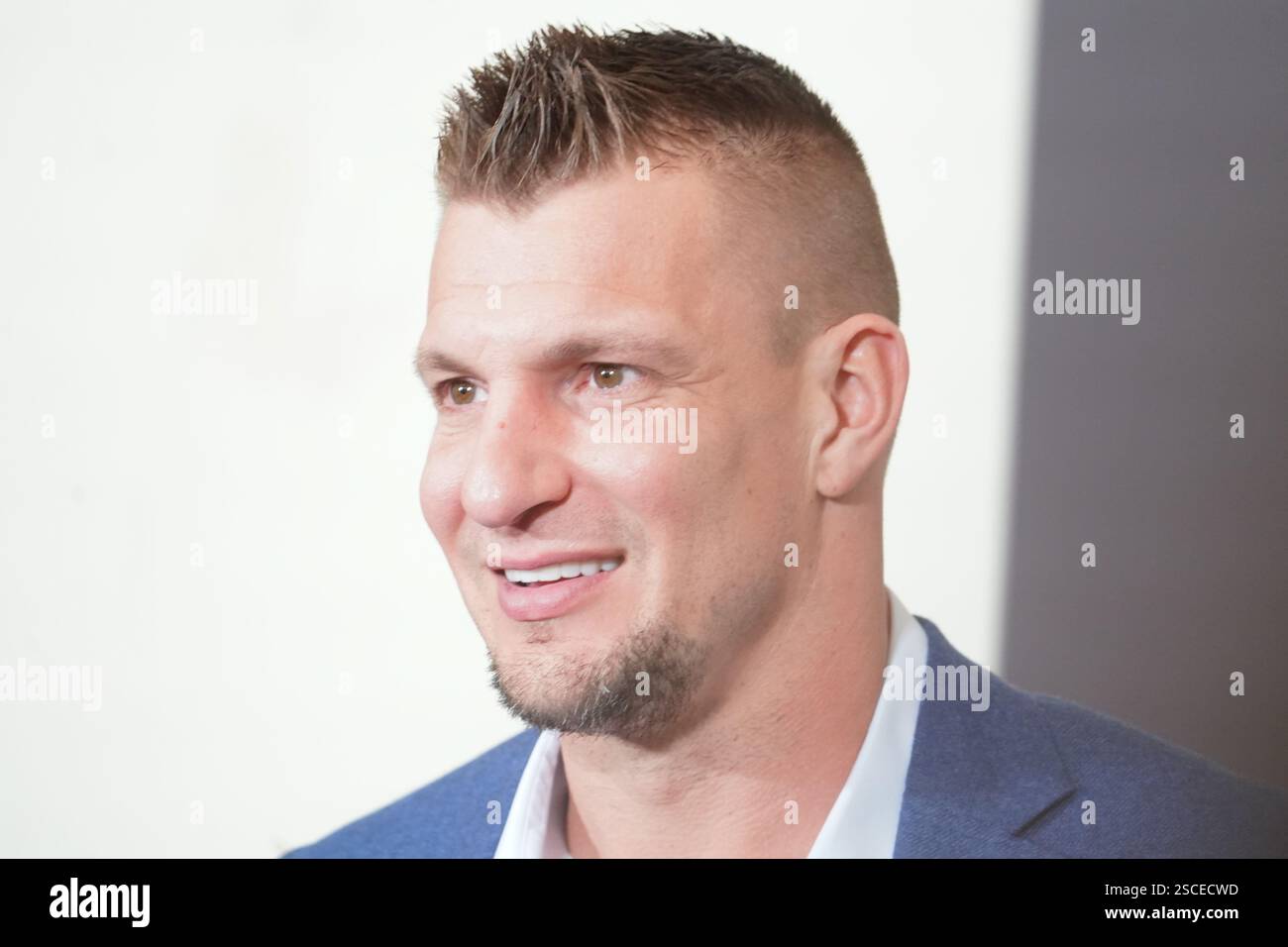 Former NFL player and TV personality Rob Gronkowski During the Fox ...