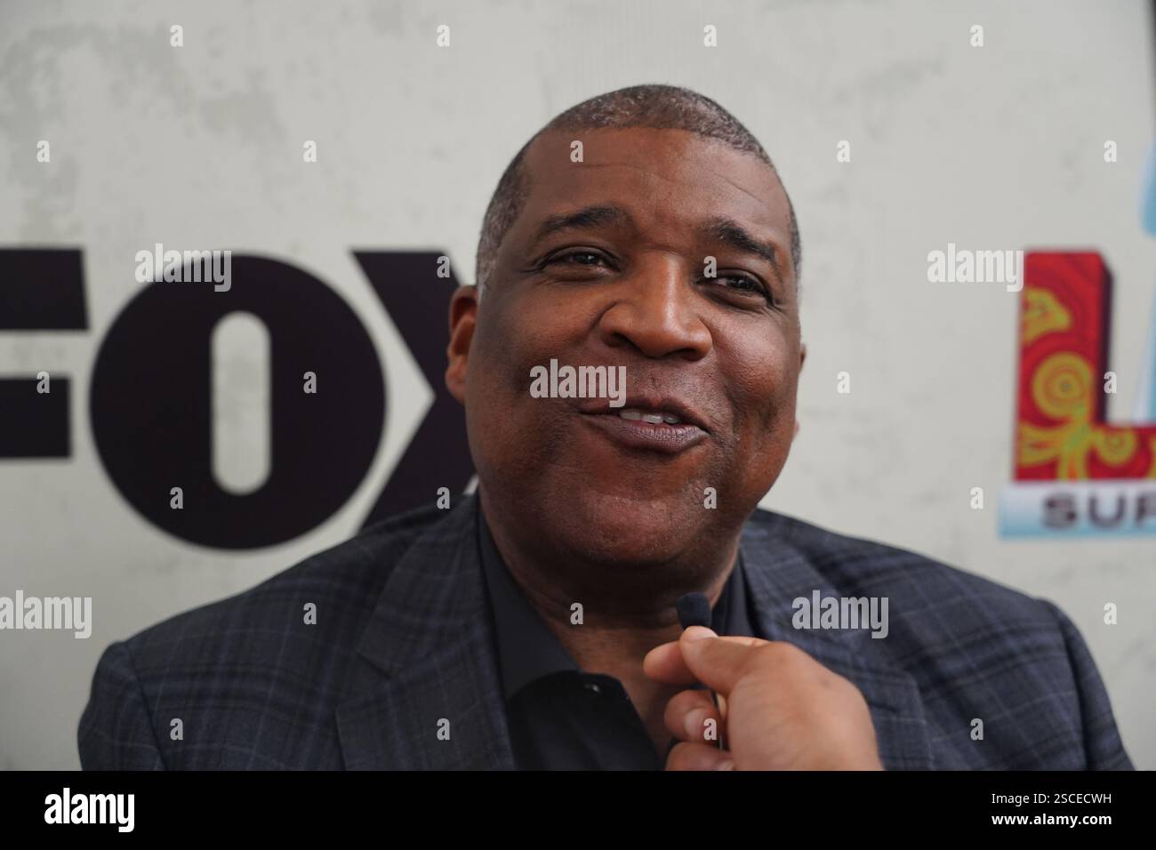 Sports commendator Curt Menefee During the Fox Sports Media Day at the ...