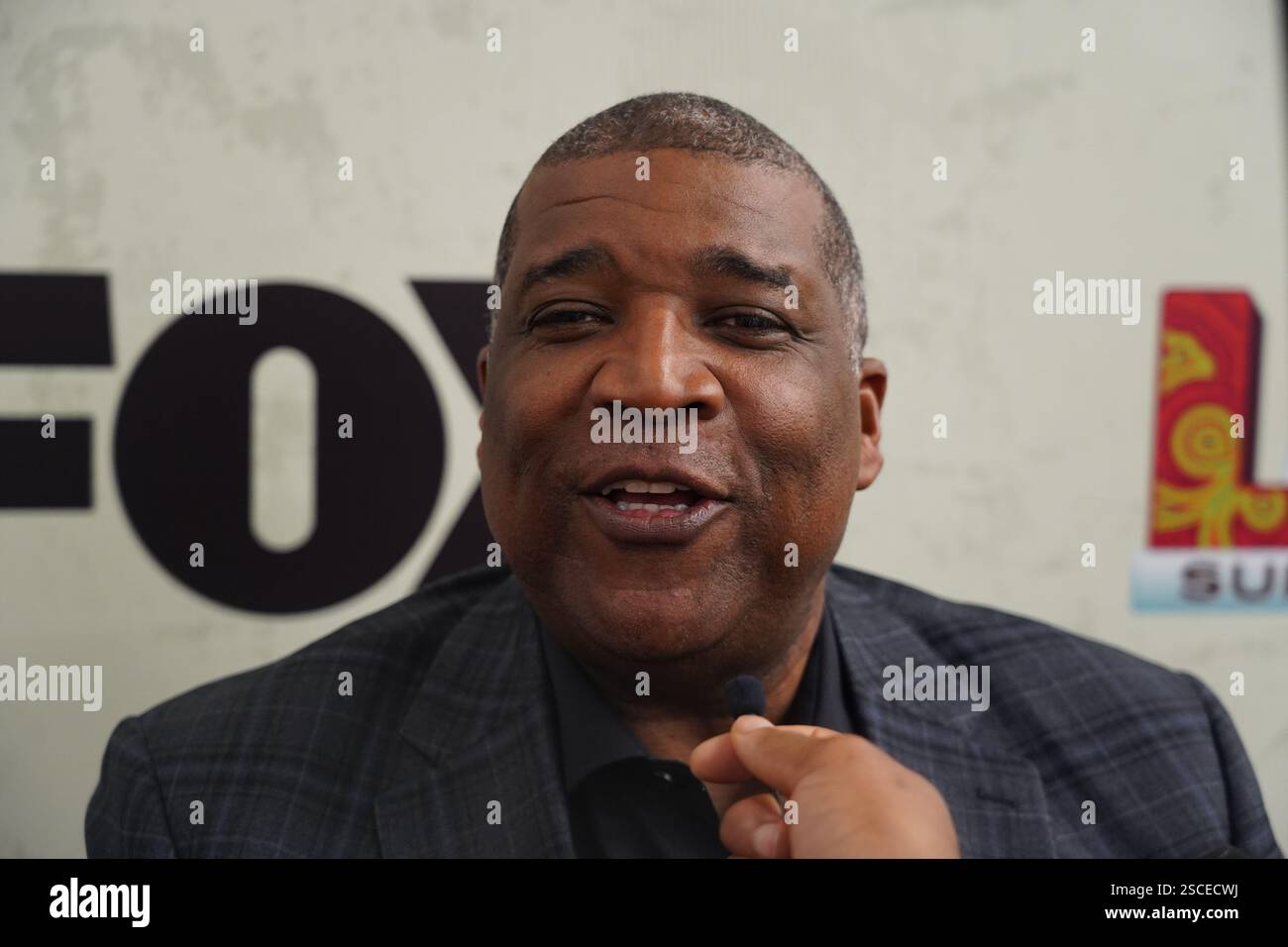 Sports commendator Curt Menefee During the Fox Sports Media Day at the ...