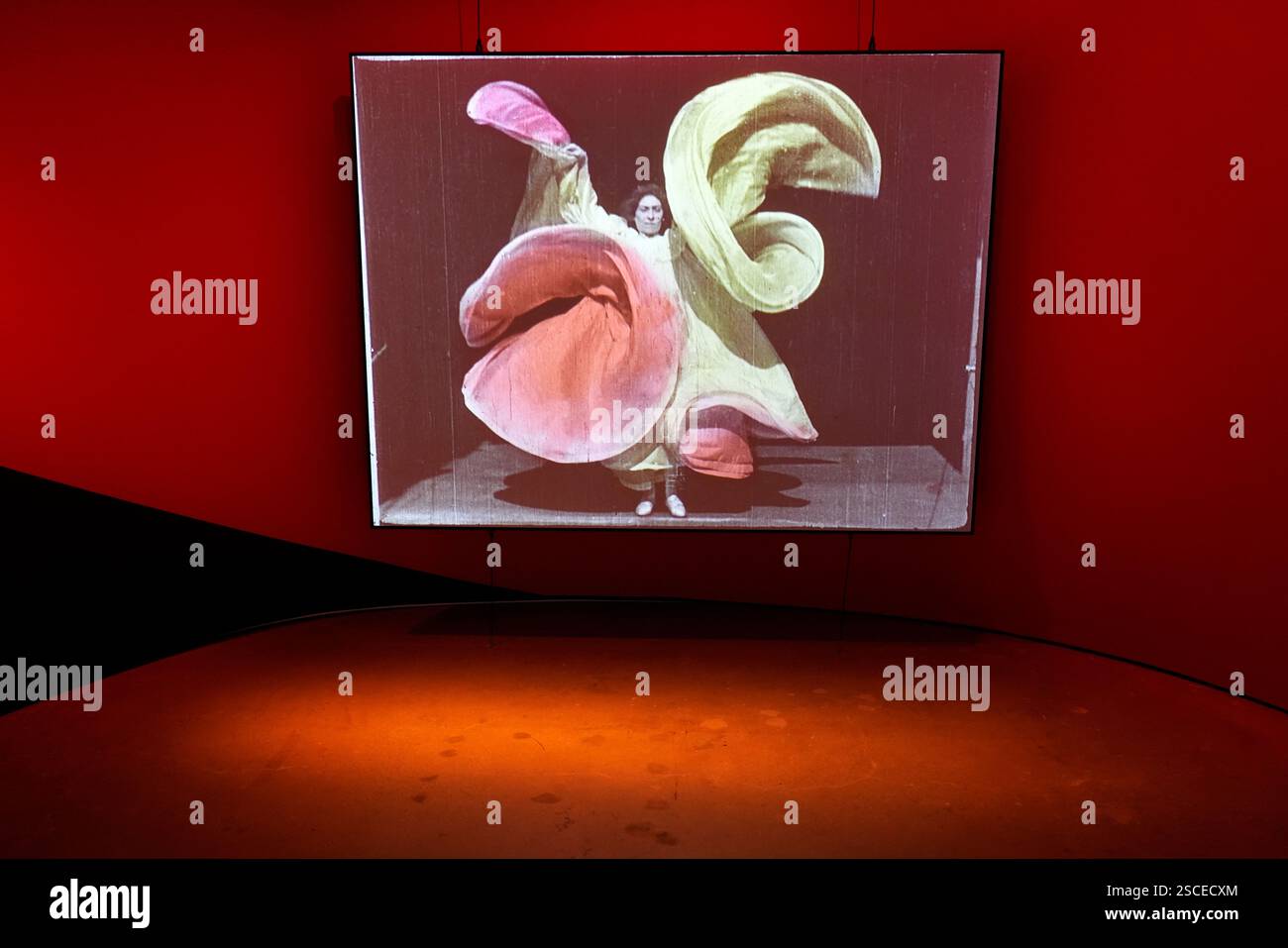 The 1894 short film "The Serpentine Dance," among the first films to ...