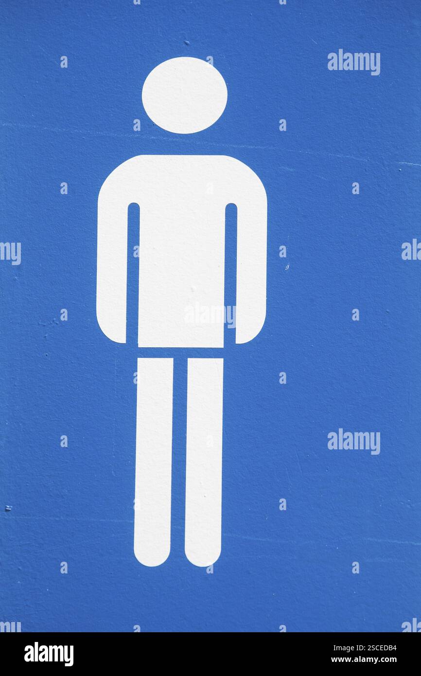 Sign for men's WC, toilet, Germany, Europe Stock Photo - Alamy