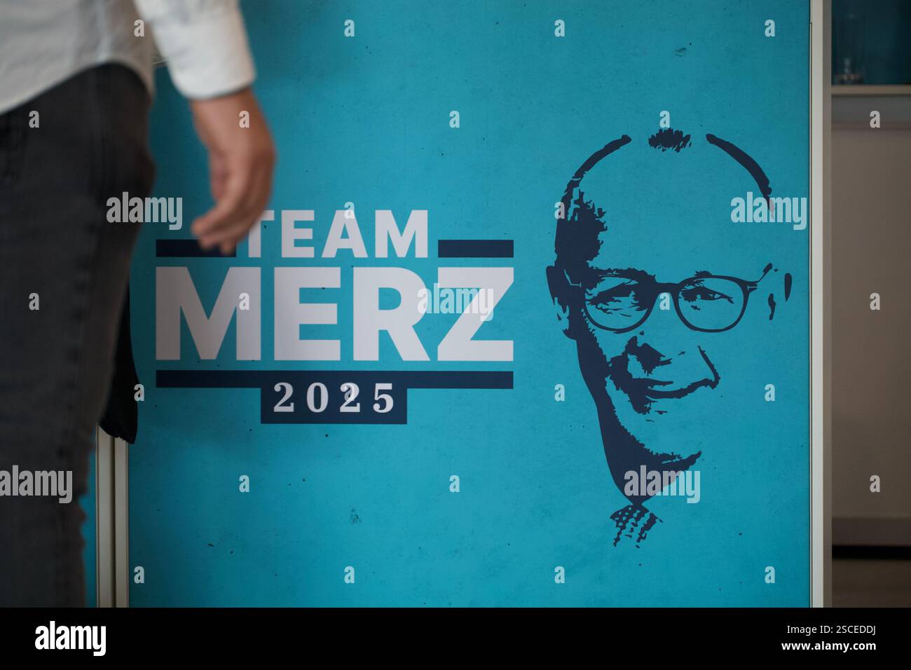 Berlin, Germany. February 03, 2025. Christian Democrats (CDU) party ...