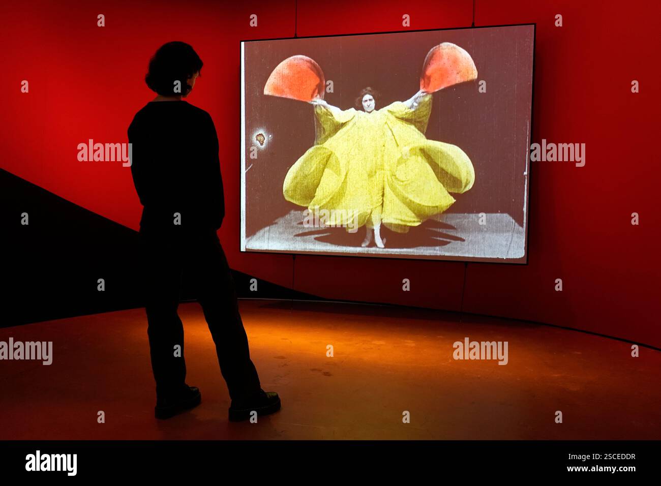 The 1894 short film "The Serpentine Dance," among the first films to ...