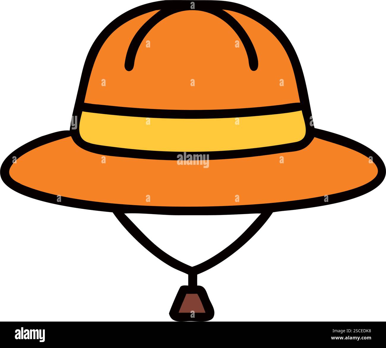 Safari Hat Camping Gear Illustration Stock Vector Image & Art - Alamy