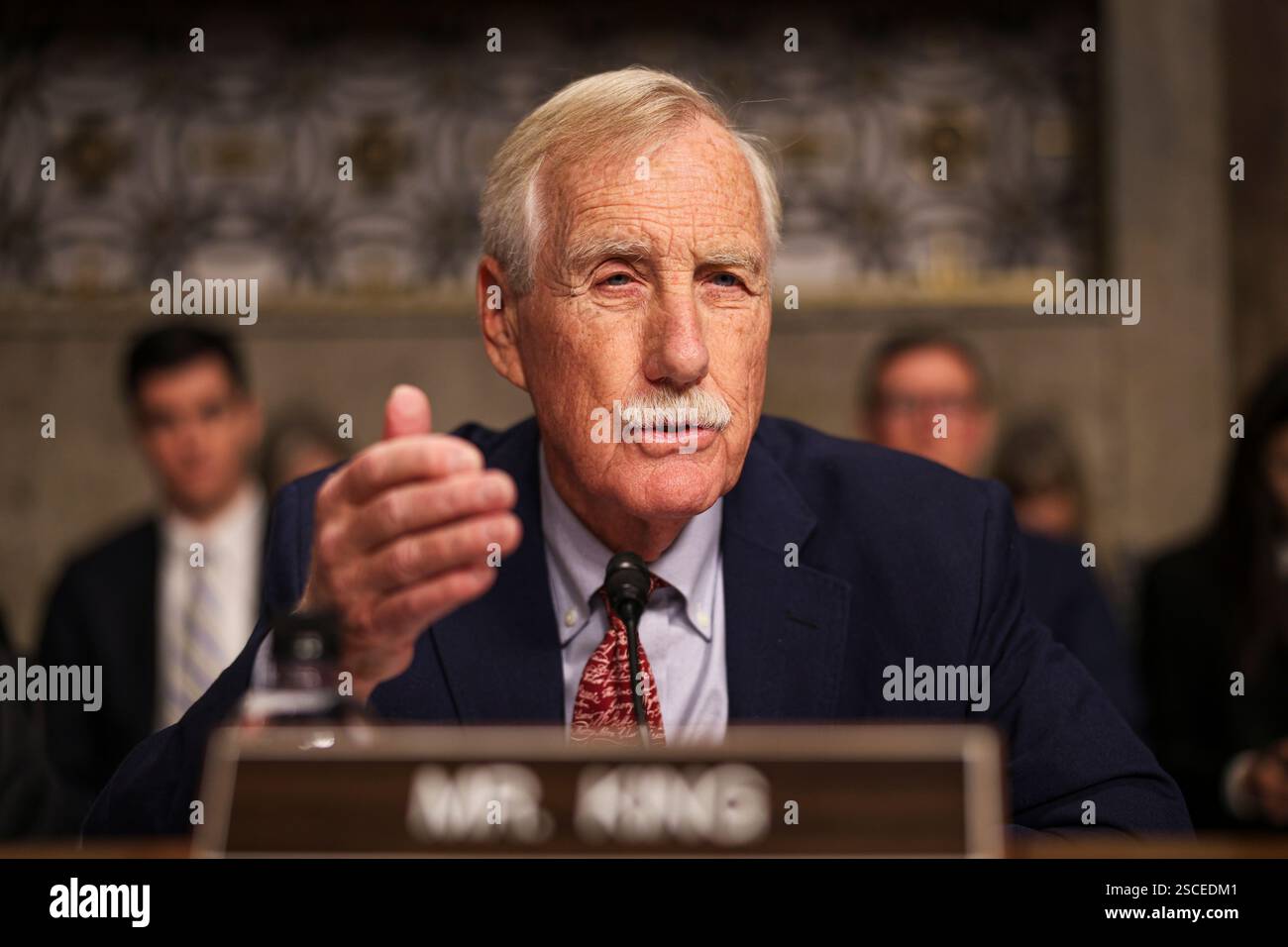 U.S. Senator Angus King (I-ME). Former Fox News host Pete Hegseth ...
