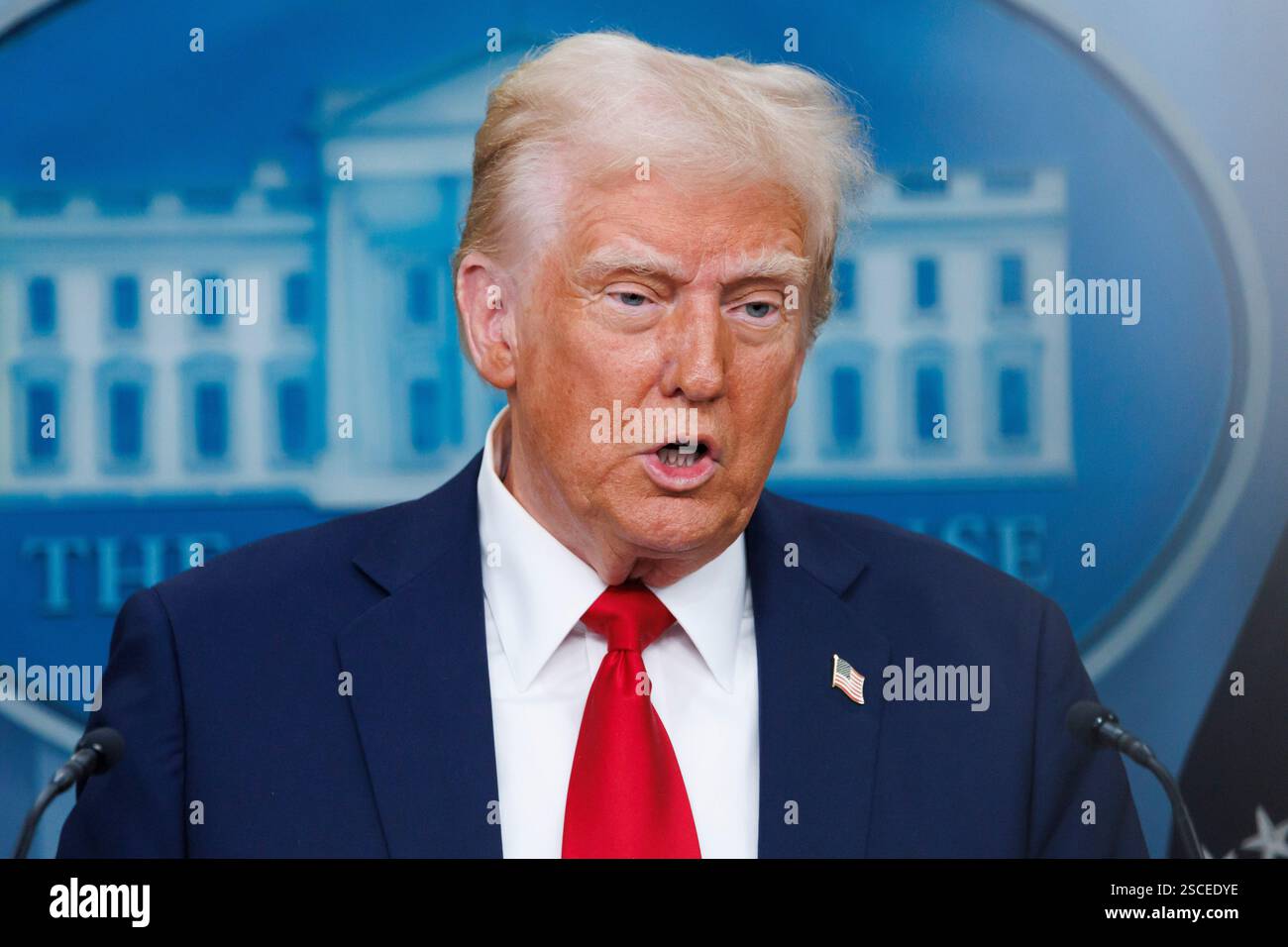 Washington, Dc, USA. 30th Jan, 2025. WASHINGTON -- President Donald ...