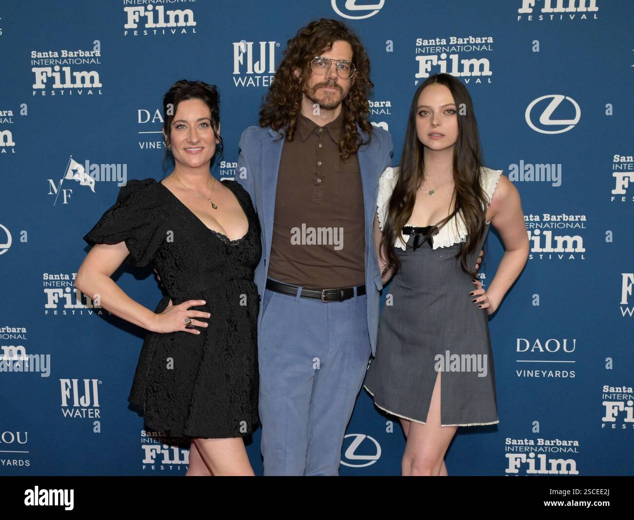 February 5, 2025, Santa Barbara, California, USA: (L-R) Leonora Pitts ...