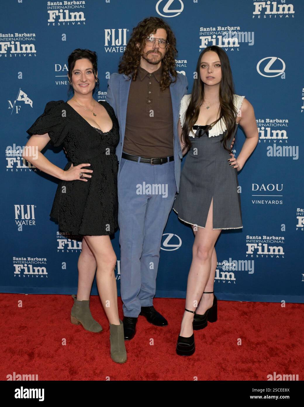 February 5, 2025, Santa Barbara, California, USA: (L-R) Leonora Pitts ...