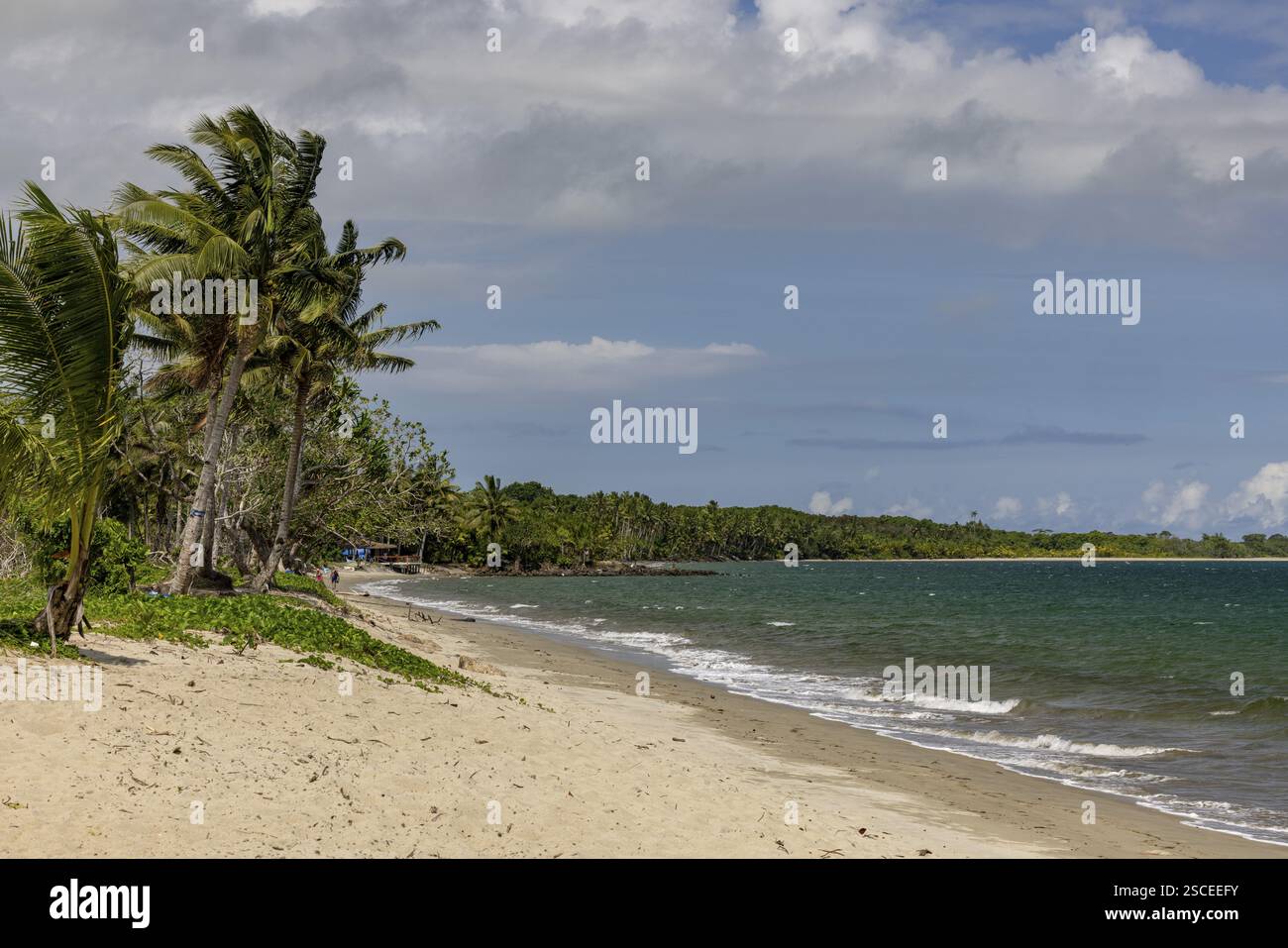 Pacific Harbor sandy beaches on Queens Road, Pacific Harbor Village ...