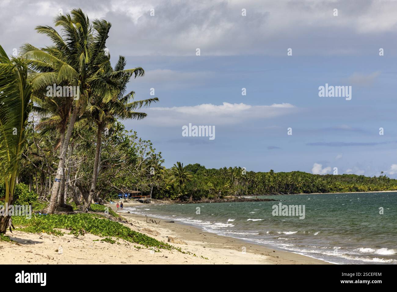 Pacific Harbor sandy beaches on Queens Road, Pacific Harbor Village ...