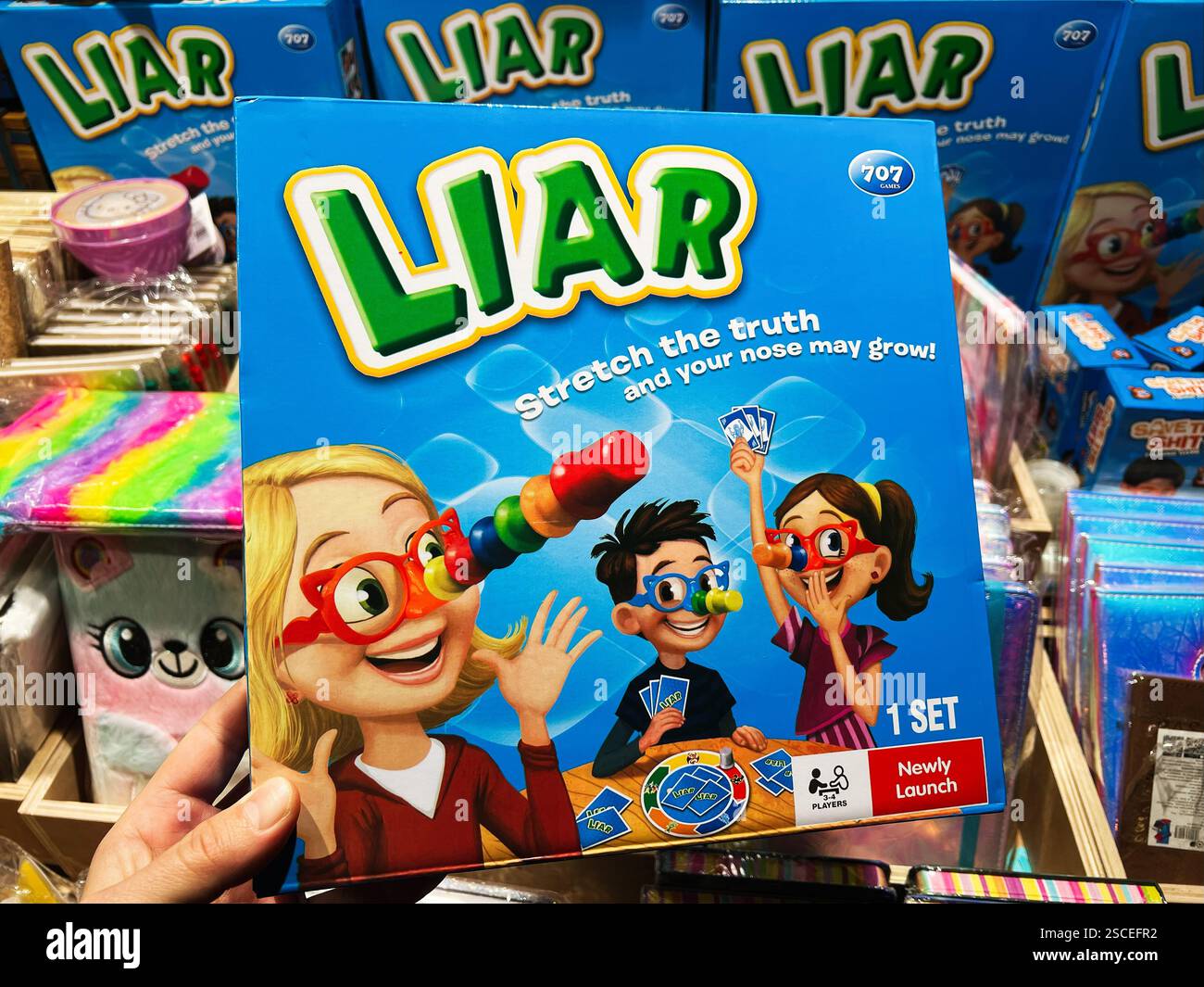 Kyiv, Ukraine - February 05, 2025: Captivating box Liar design for a ...