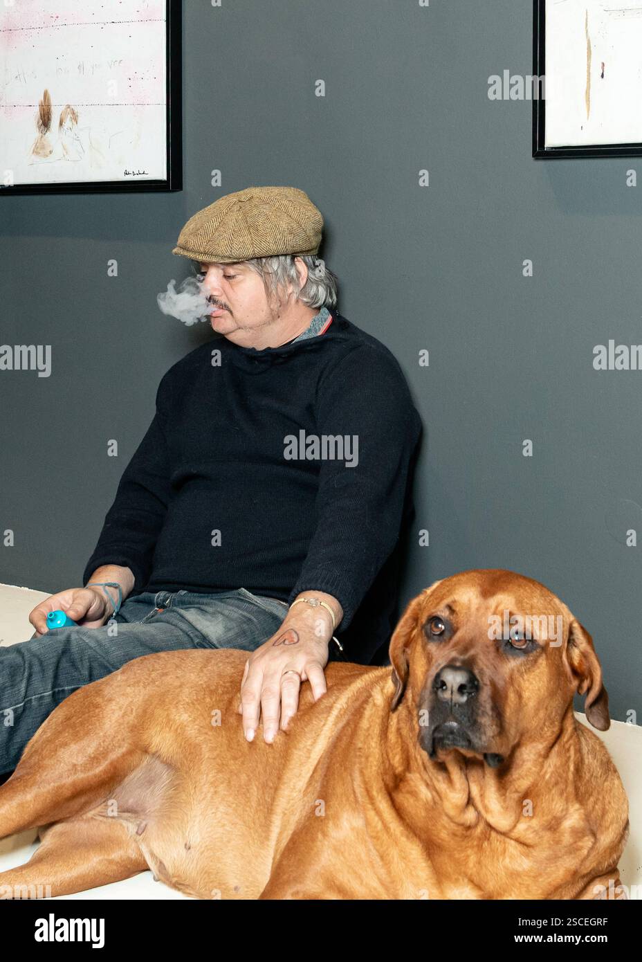 Vernissage zur Ausstellung Felt Better Alive von Pete Doherty in der ...