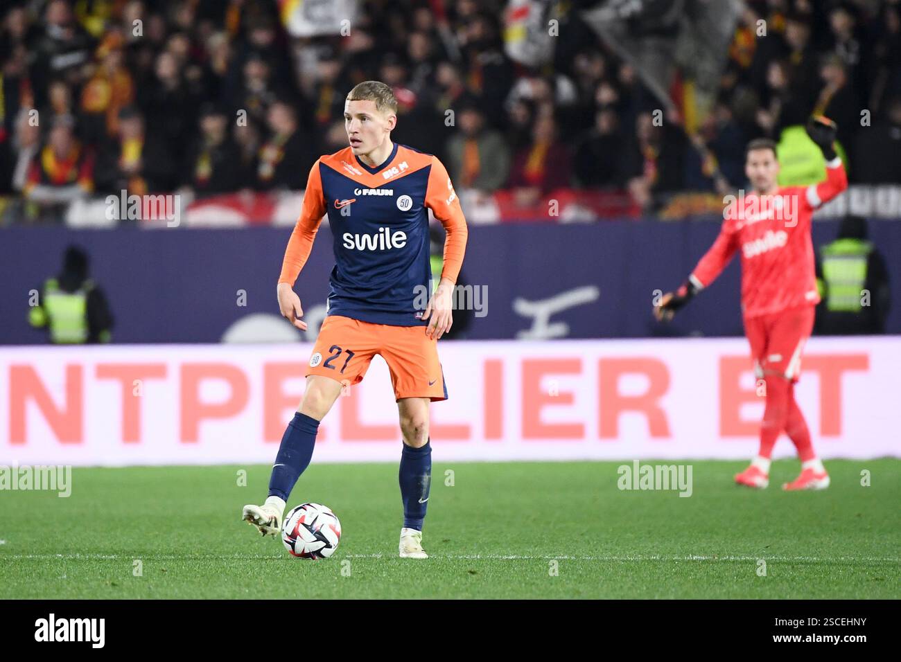 27 Becir OMERAGIC (mhsc) during the Ligue 1 McDonald's match between Montpellier and Lens at ...