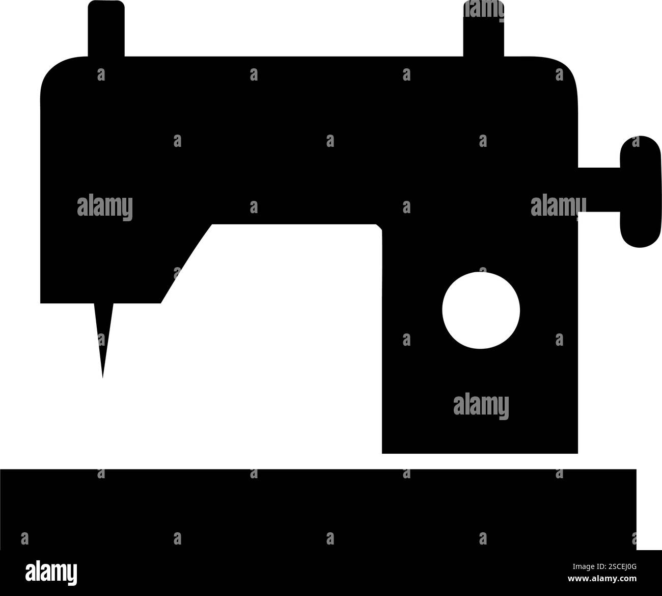 Professional production sewing machine Stock Vector Images - Alamy