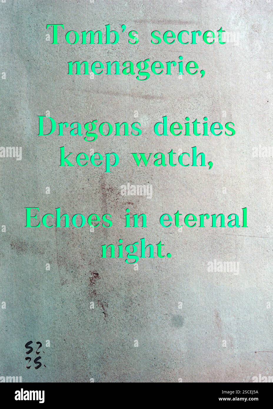 Tomb's secret menagerie, Dragons deities keep watch, Echoes in eternal ...