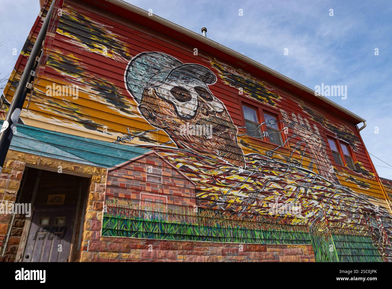 Chicago, Illinois - United States - January 30th, 2025: Mural "Gulliver ...