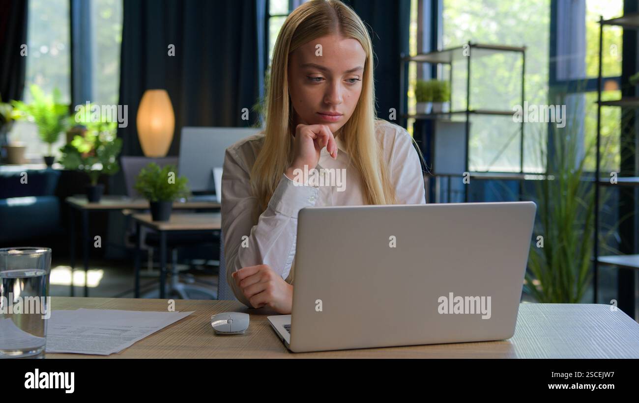 Female businesswoman Caucasian girl woman executive manager employer ...