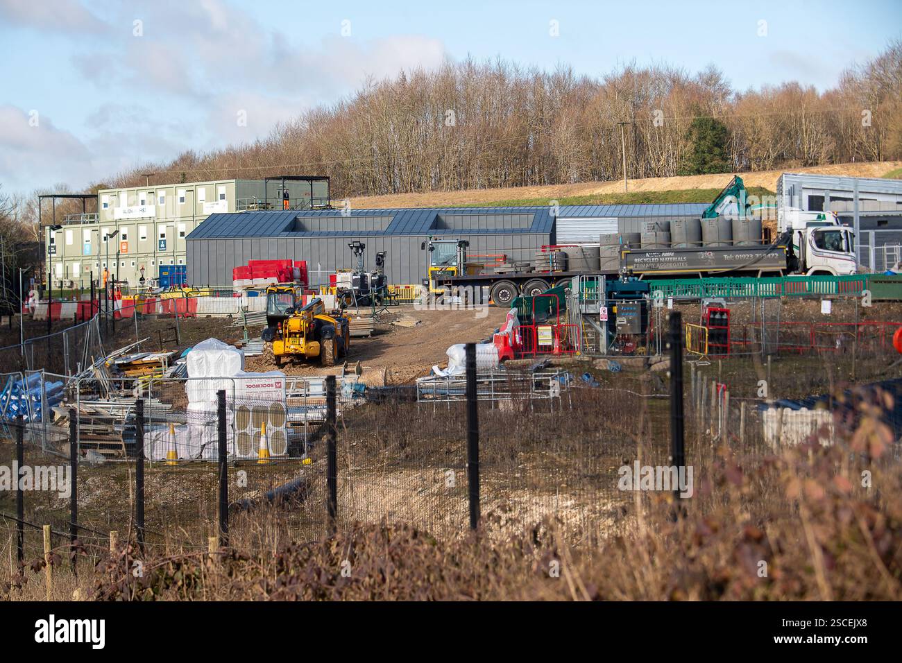 Little Missenden, UK. 6th February, 2024. The HS2 High Speed Rail ...